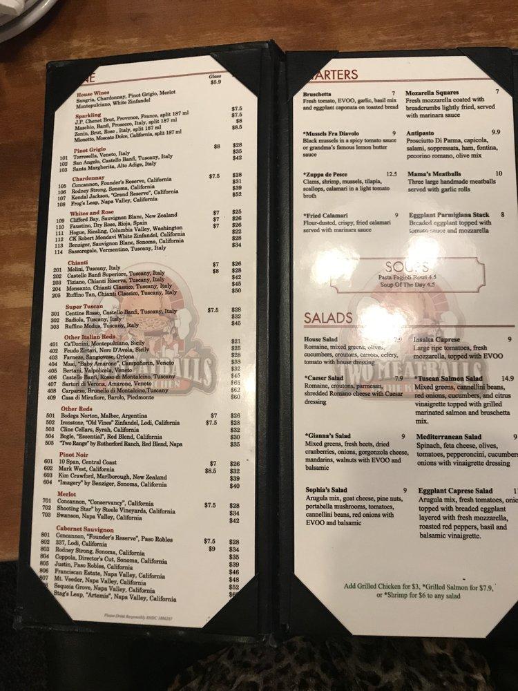 Menu at Two Meatballs In The Kitchen - Fort Myers pub & bar, Fort Myers