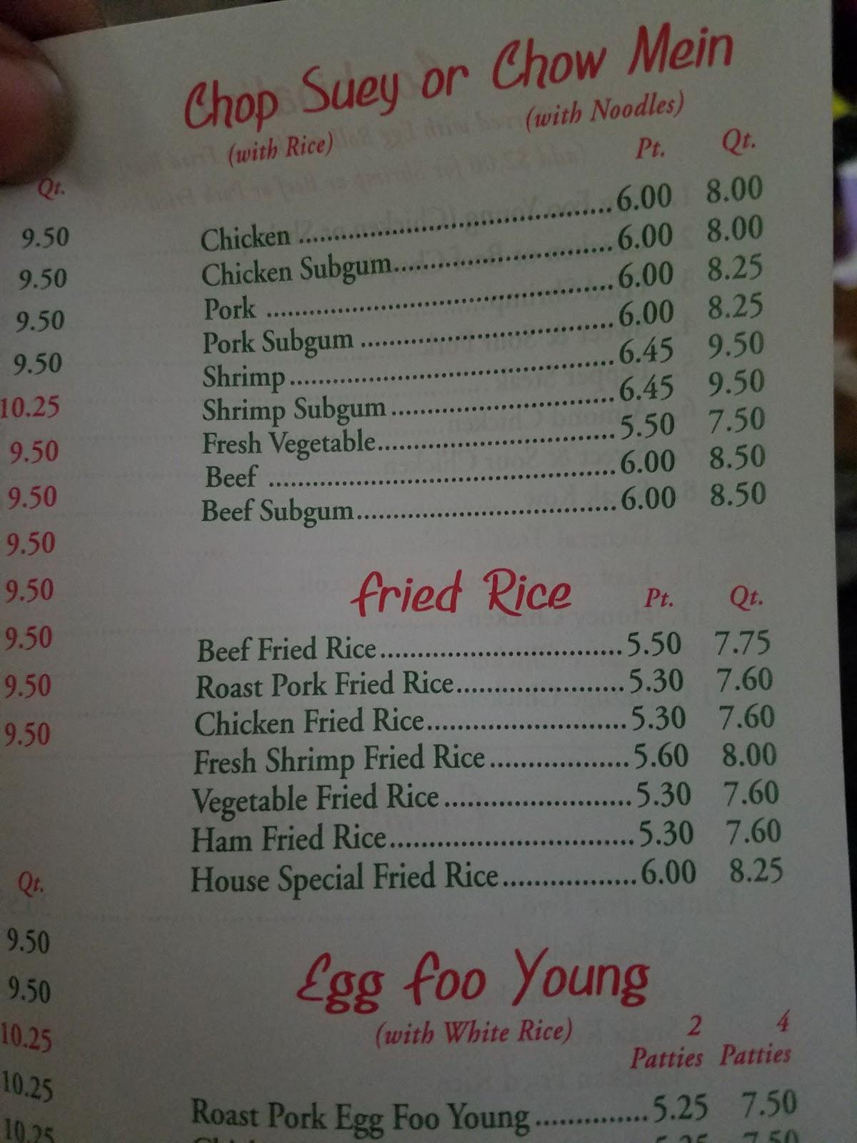 Menu at China Chef restaurant, Romulus, Wayne Rd