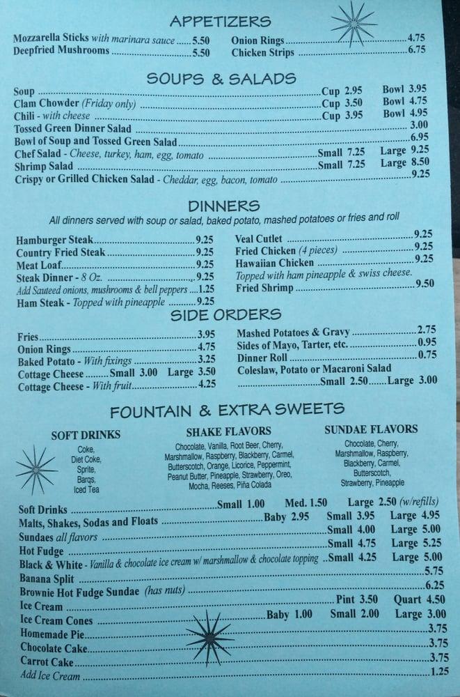 Menu at Polar King restaurant, Gresham