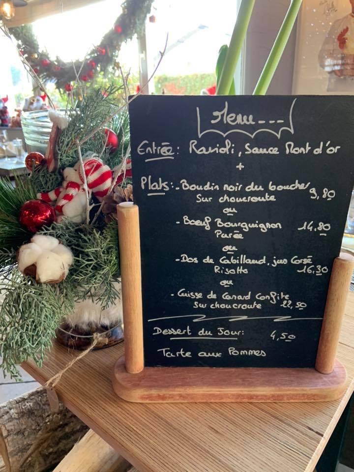 Menu au La Fourchette restaurant, Schlierbach