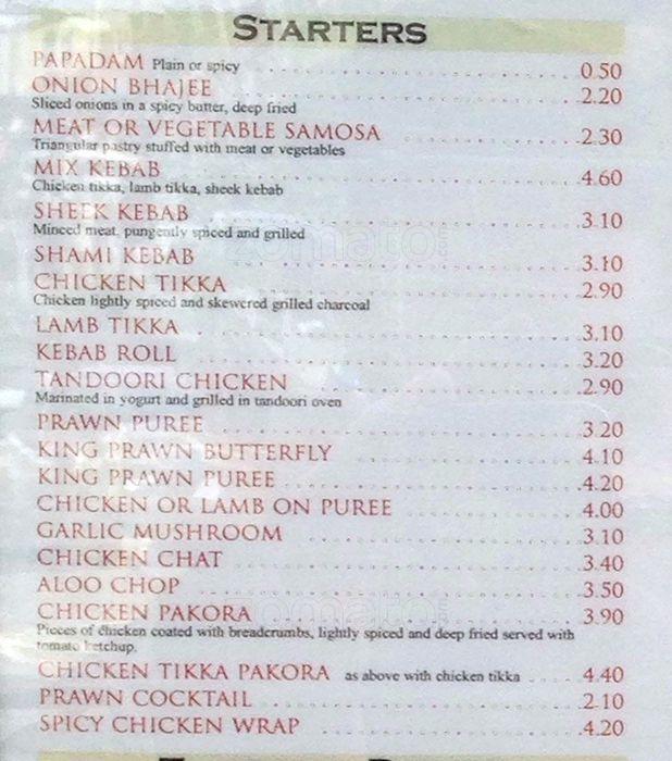 Menu at Royale fried chicken fast food, Ashton-under-Lyne