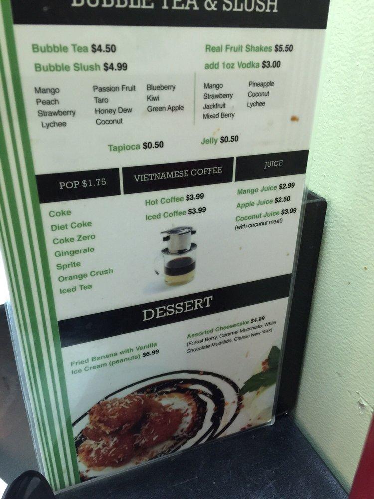 Menu au Authentic Vietnamese Pho House (KANATA LOCATION) restaurant ...