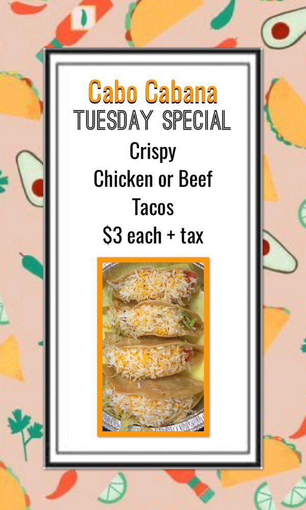 Menu at Cabo Cabana Fresh Baja Grill restaurant, Stevenson Ranch, The ...