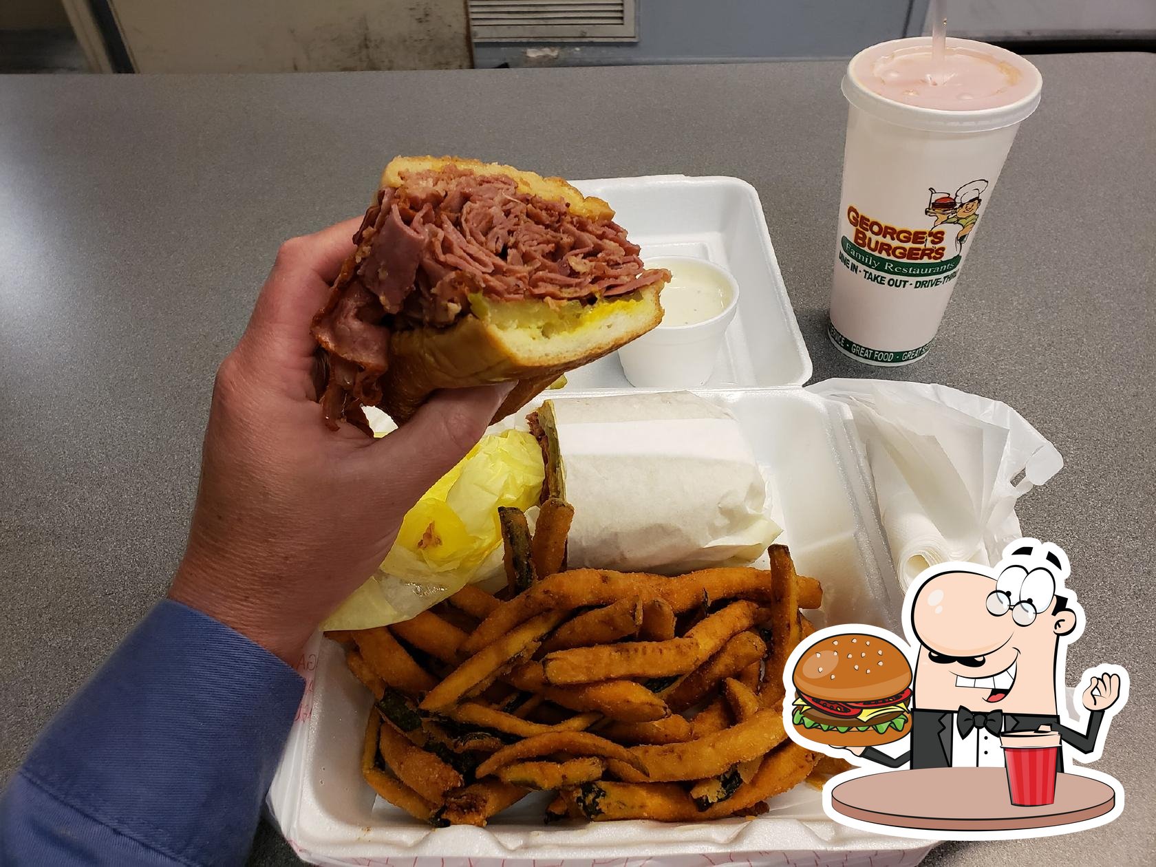 George's Burgers, 1320 E Washington St in Colton - Restaurant menu and ...