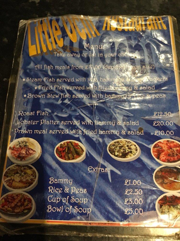 Menu at Little Ochi restaurant, London