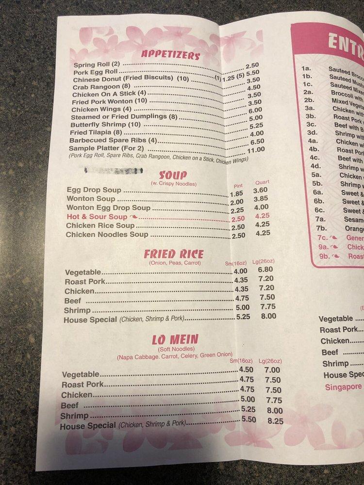 Menu at ORIENTAL GARDEN restaurant, Broken Arrow