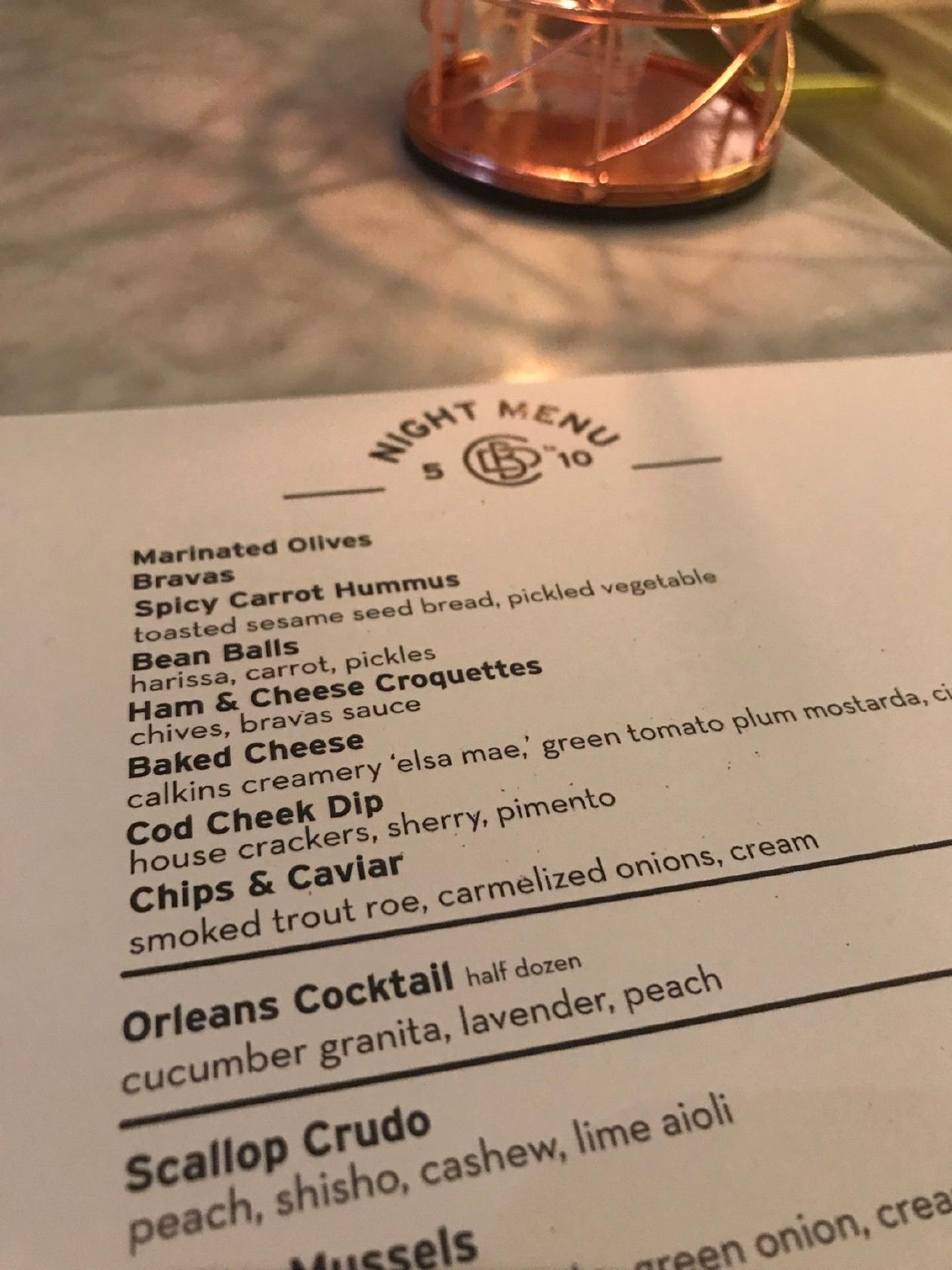 Menu at Bloomsday pub & bar, Philadelphia