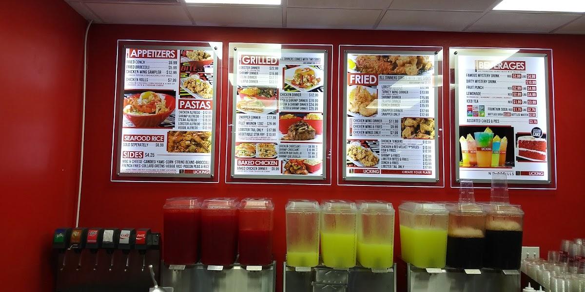 Menu at The Licking restaurant, Miramar, Miramar Pkwy