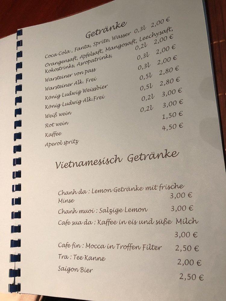 Speisekarte von Hà Dăng restaurant, Hamburg