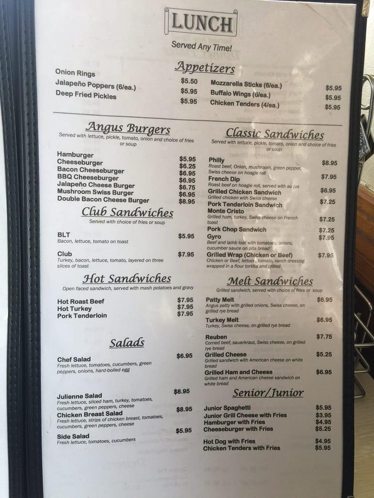 Menu at Monroe Family Restaurant, Monroe City