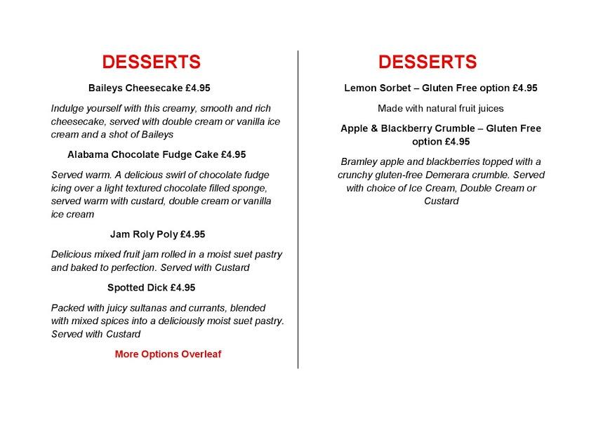 Menu at The Jolly Crispin pub & bar, Long Sutton