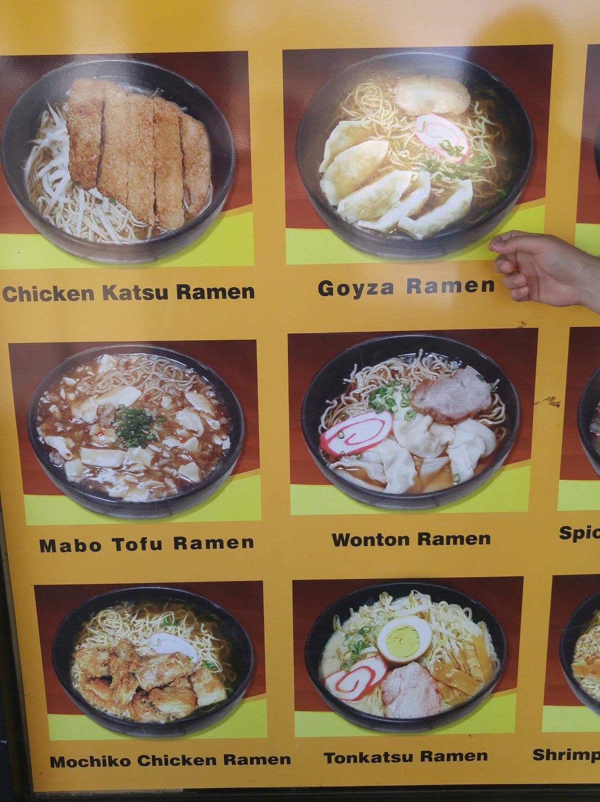 Menu at Kauai Ramen restaurant, Eleele, Waialo Rd