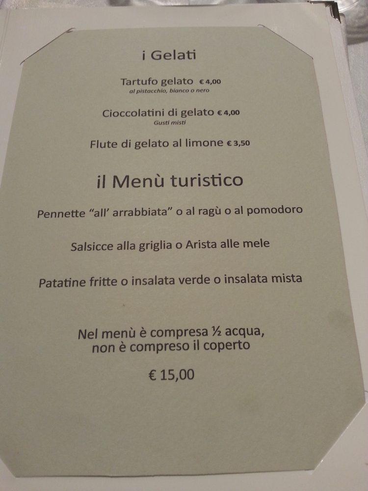 Menu da Ristorante La Fiorita - Rocca di Mezzo (AQ), Rocca di Mezzo