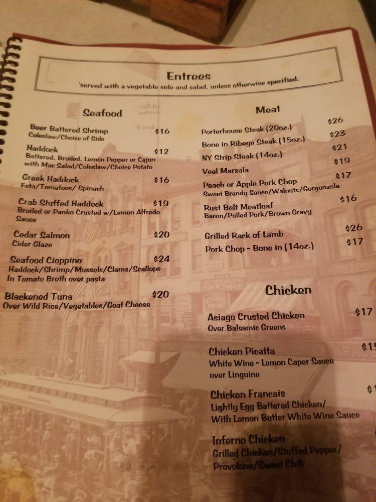 Menu at Rust Belt Bar and Grill, Buffalo