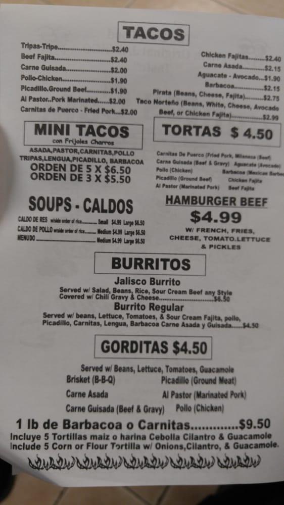 Menu at Santos Cafe, San Antonio, 603 Isom Rd Ste 105