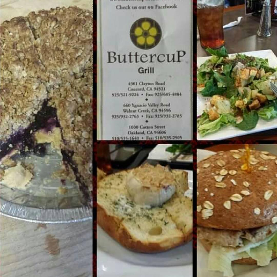 Menu at Buttercup restaurant, Oakland, Cotton St