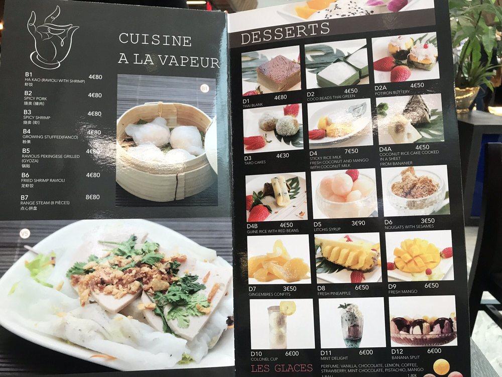 Menu au Thai Basilic restaurant, Tremblay-en-France, 20 rue des Buissons