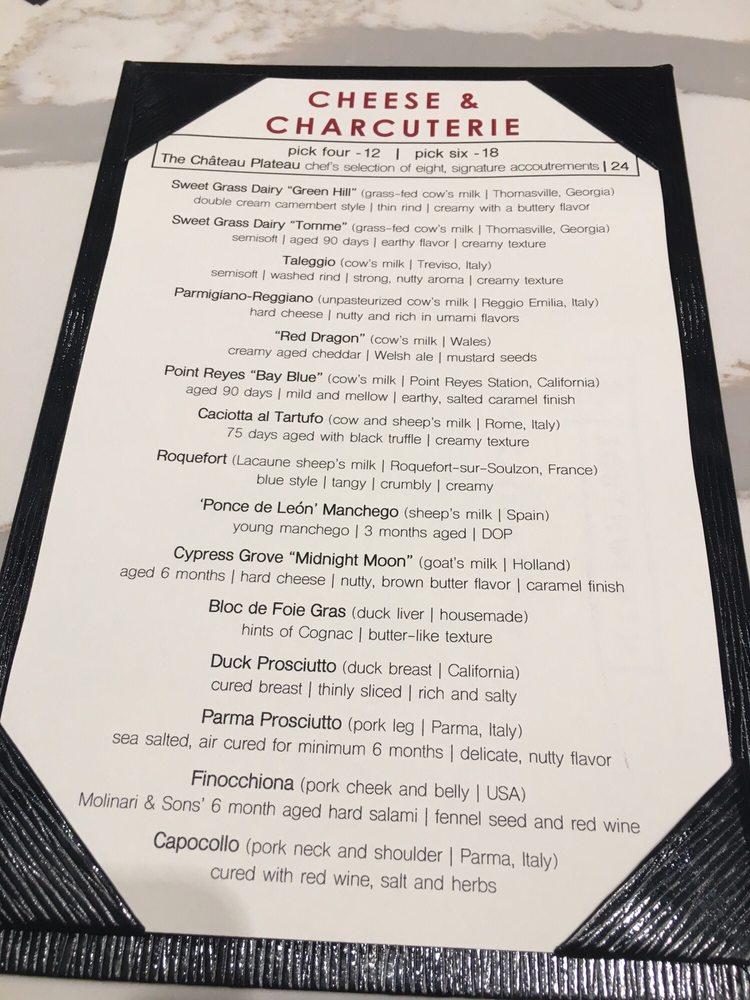 Menu at Château 13 pub & bar, Bradenton