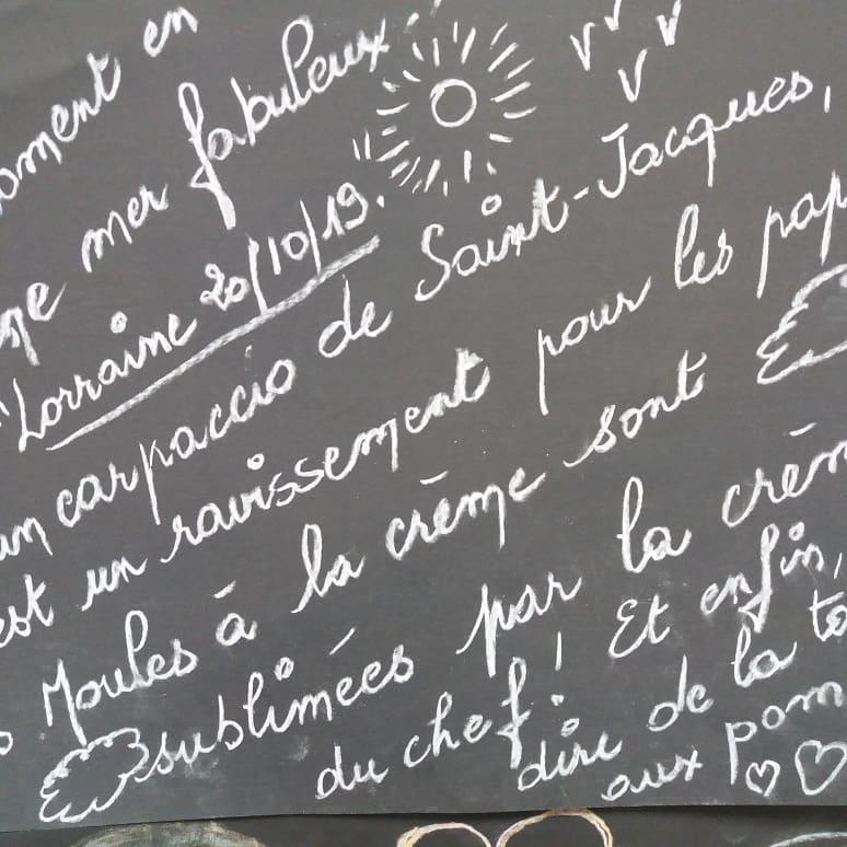 Menu au Restaurant l'Effet Mer, Carnac