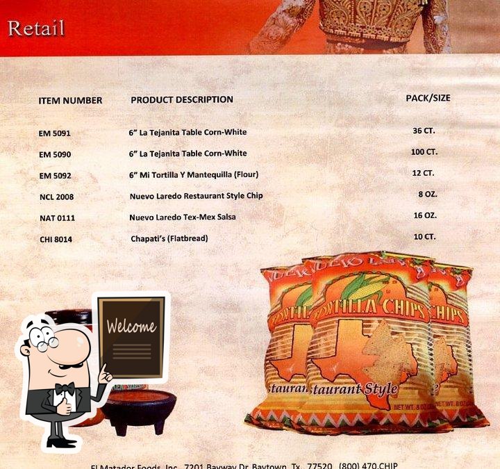 El Matador Foods, Baytown - Restaurant menu, prices and reviews