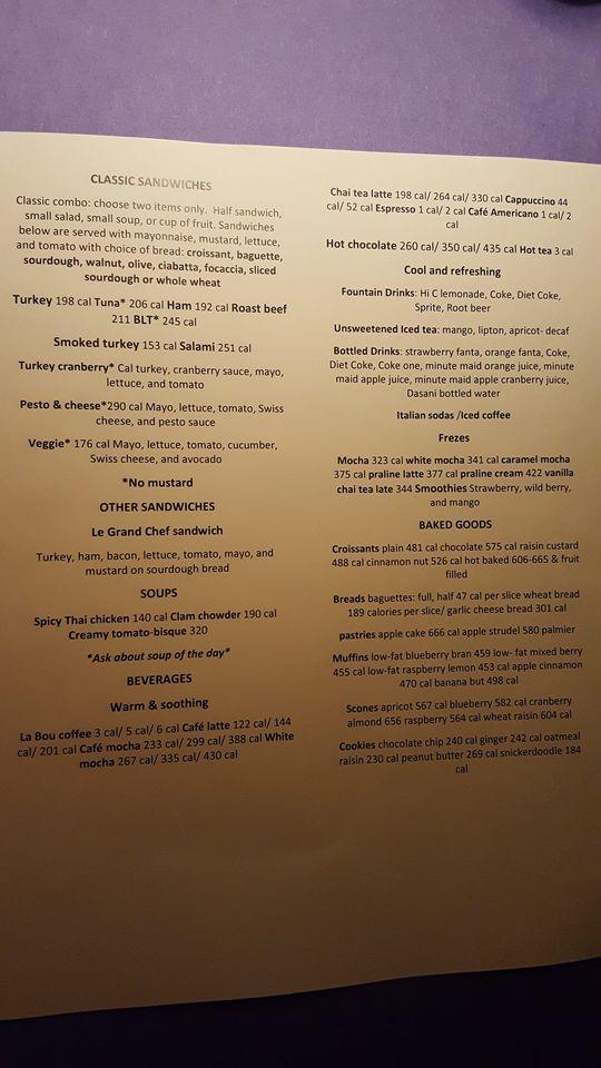 Menu at La Bou Bakery & Cafe (Power Inn & Fruitridge), Sacramento ...
