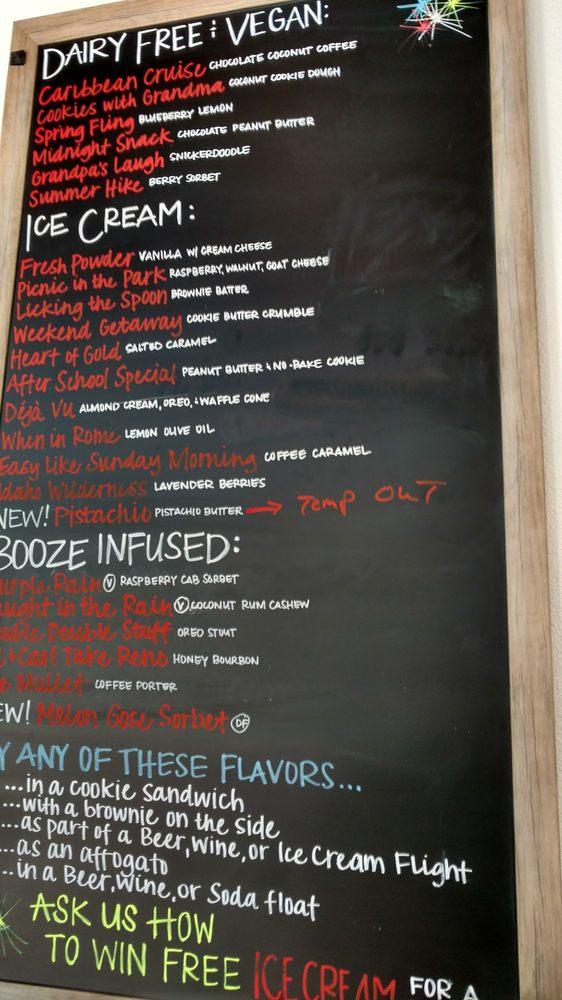 Menu at The STIL restaurant, Boise, 786 W Broad St