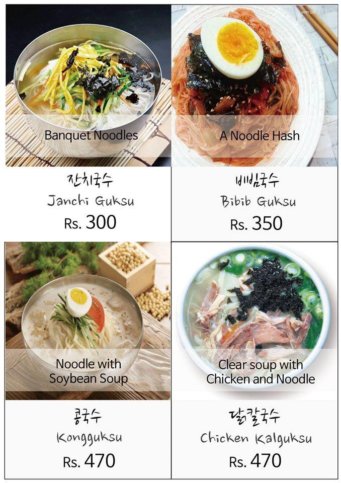 Menu at Thran - Korean Restaurant, India