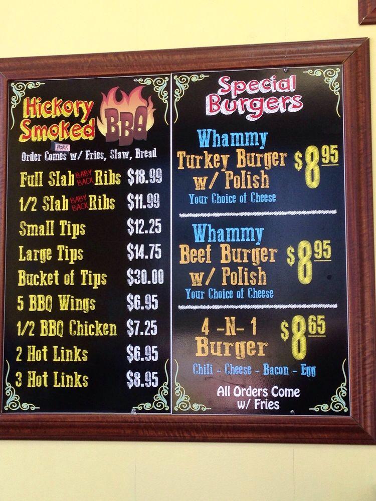 Menu at That's A Burger restaurant, Chicago, S Stony Is Ave