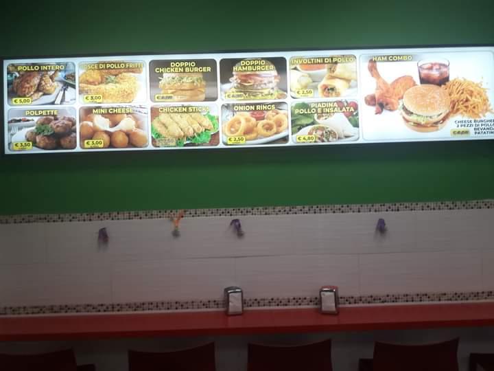 Menu at Fast Food King Halal, Genoa