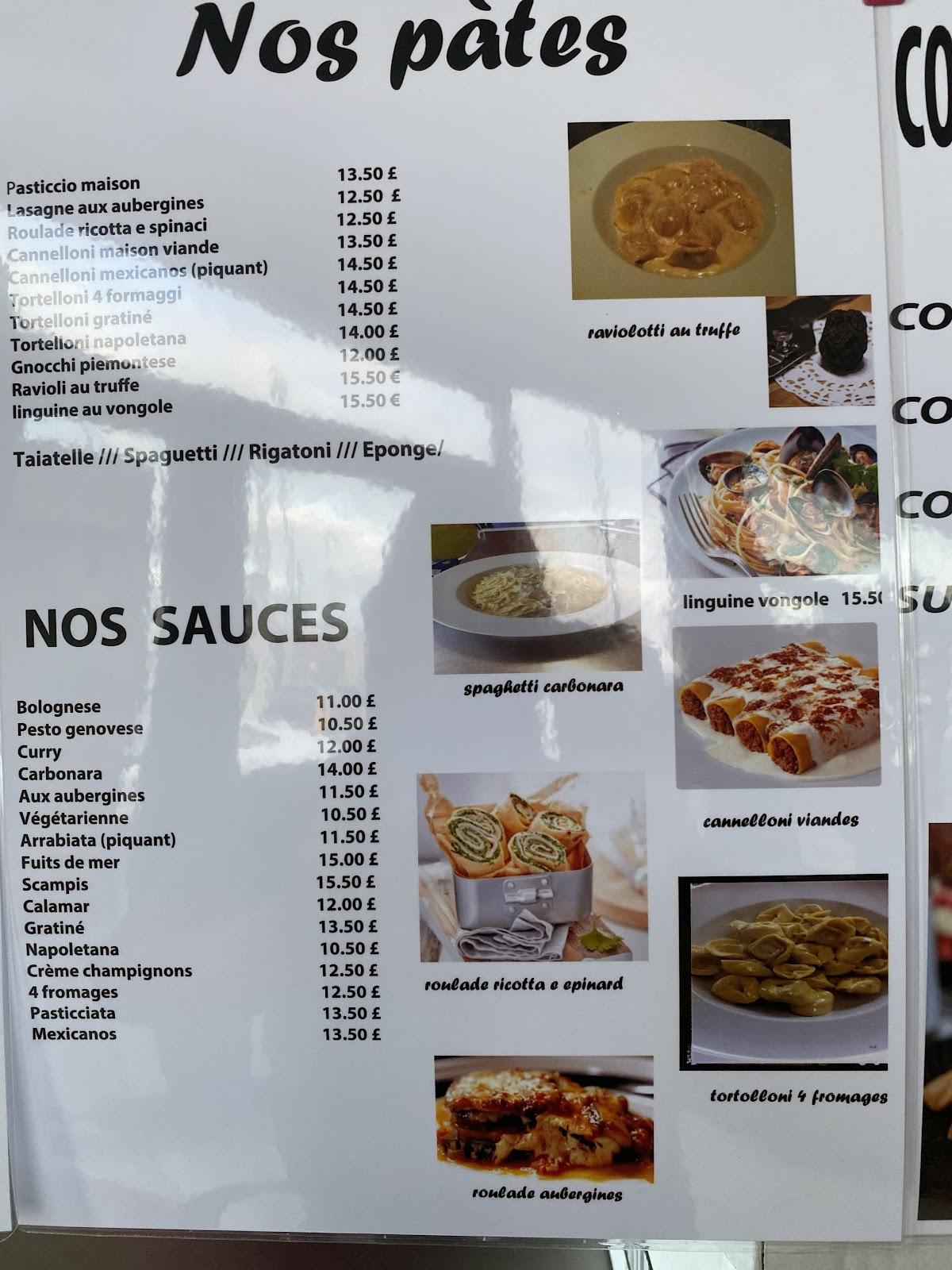 Menu au Gaby, Seraing