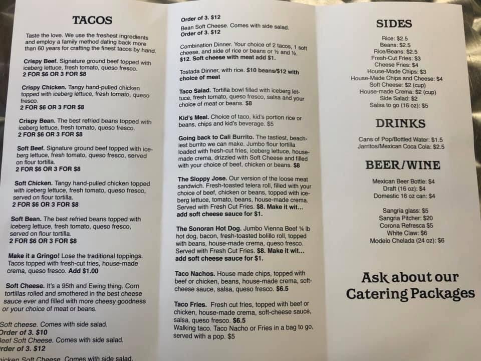 The Taco Dive in Whiting - Restaurant menu and reviews