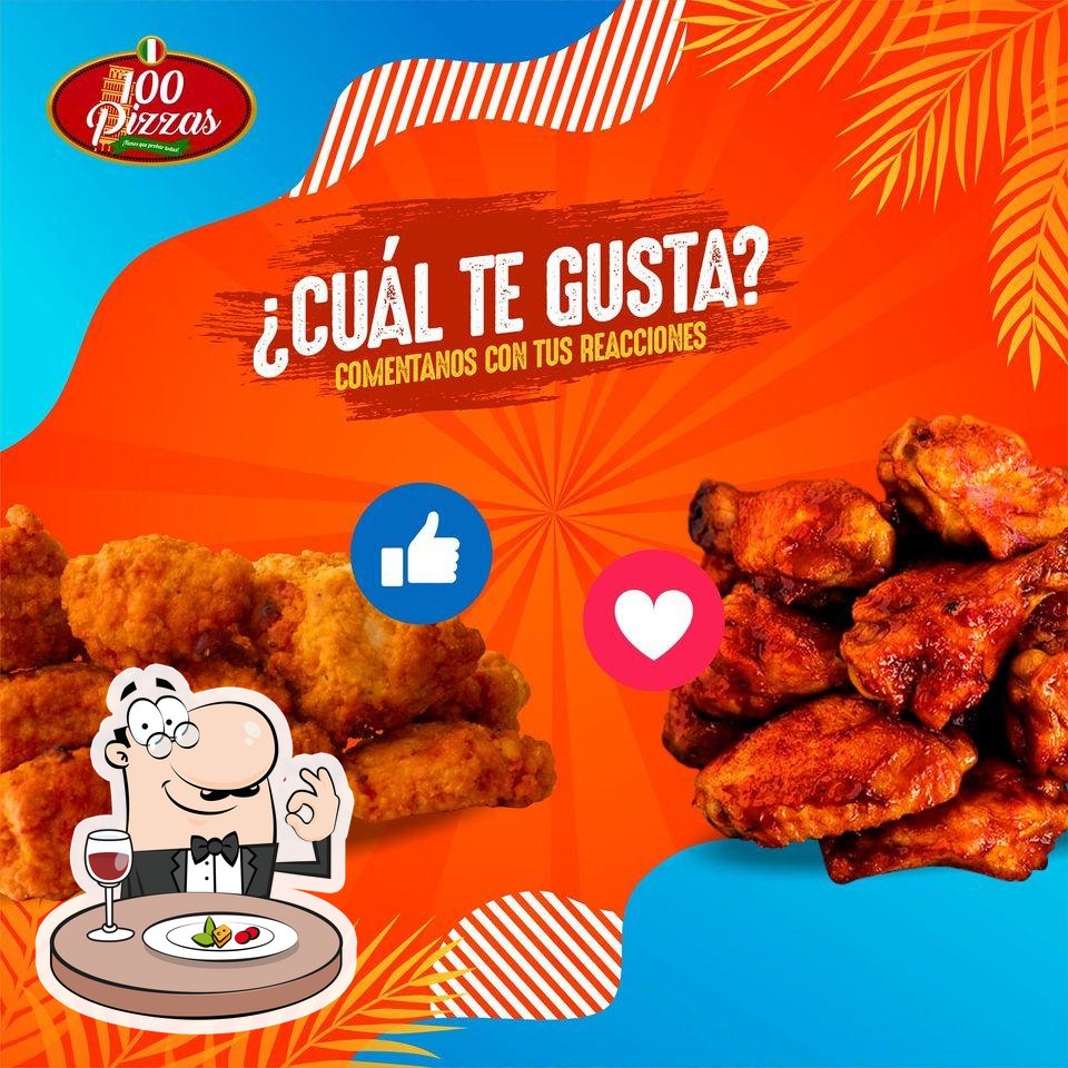 Restaurante 100 pizzas, Merida, C. 35 LB - Carta del restaurante y ...