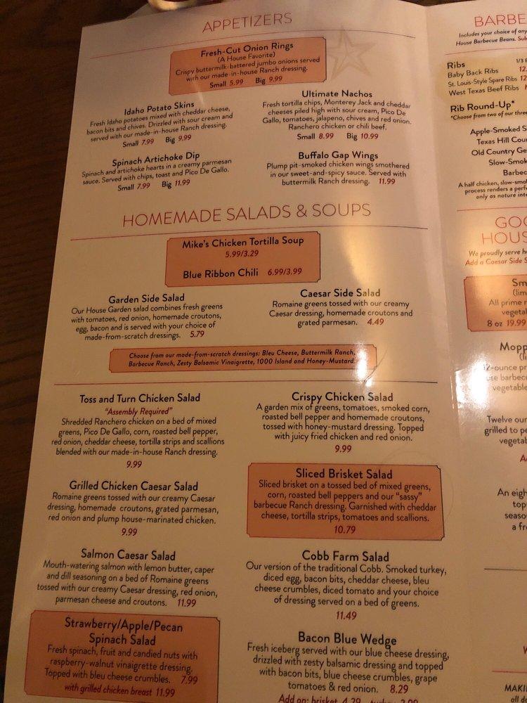 Menu at Goodwood Barbecue Company, Meridian