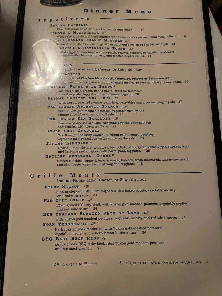 Menu at Fernando's Grille restaurant, Hightstown