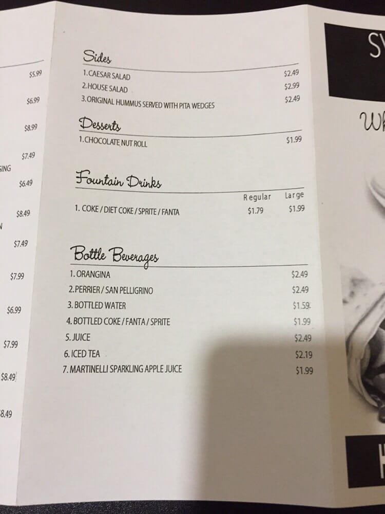 Menu at Creperie de Paris restaurant, Redmond, 166th Ave NE # F145