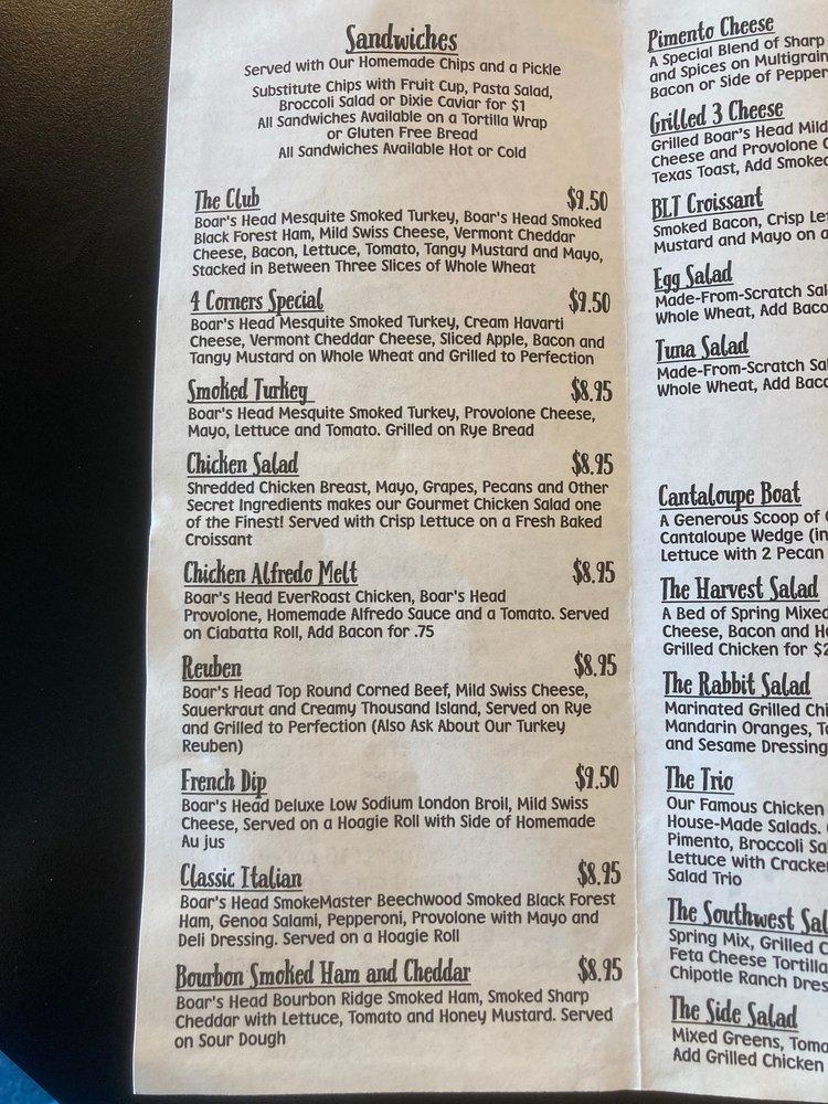 Menu at Three Earred Rabbit restaurant, Leeds