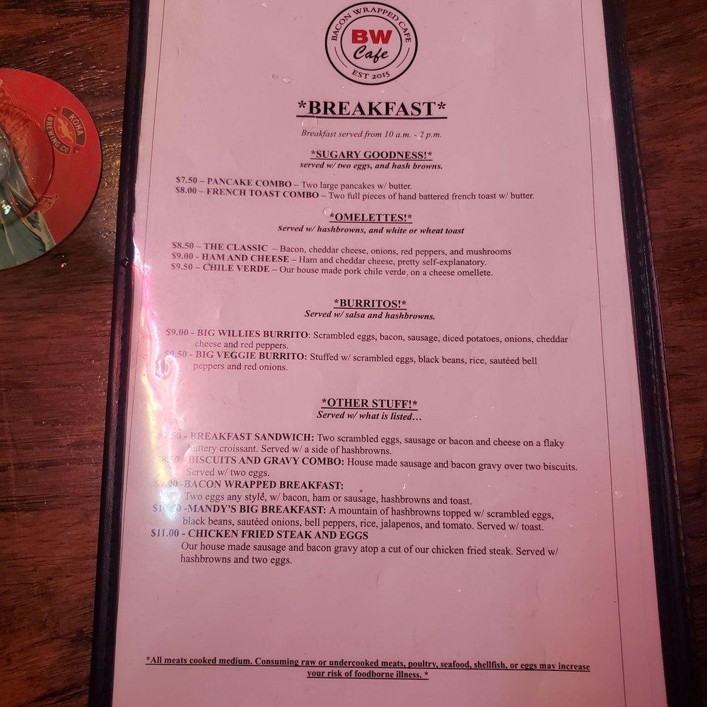 Menu at Big Willies pub & bar, Salt Lake City, S Main St