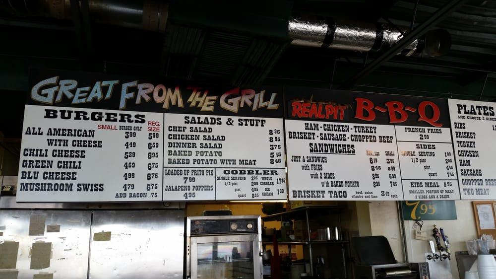 Menu at Bullfrog Grill BBQ, Fort Worth