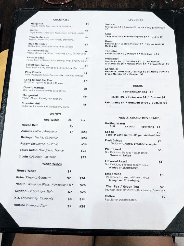 Menu at CURRY PLACE SILVER SPRING restaurant, Silver Spring