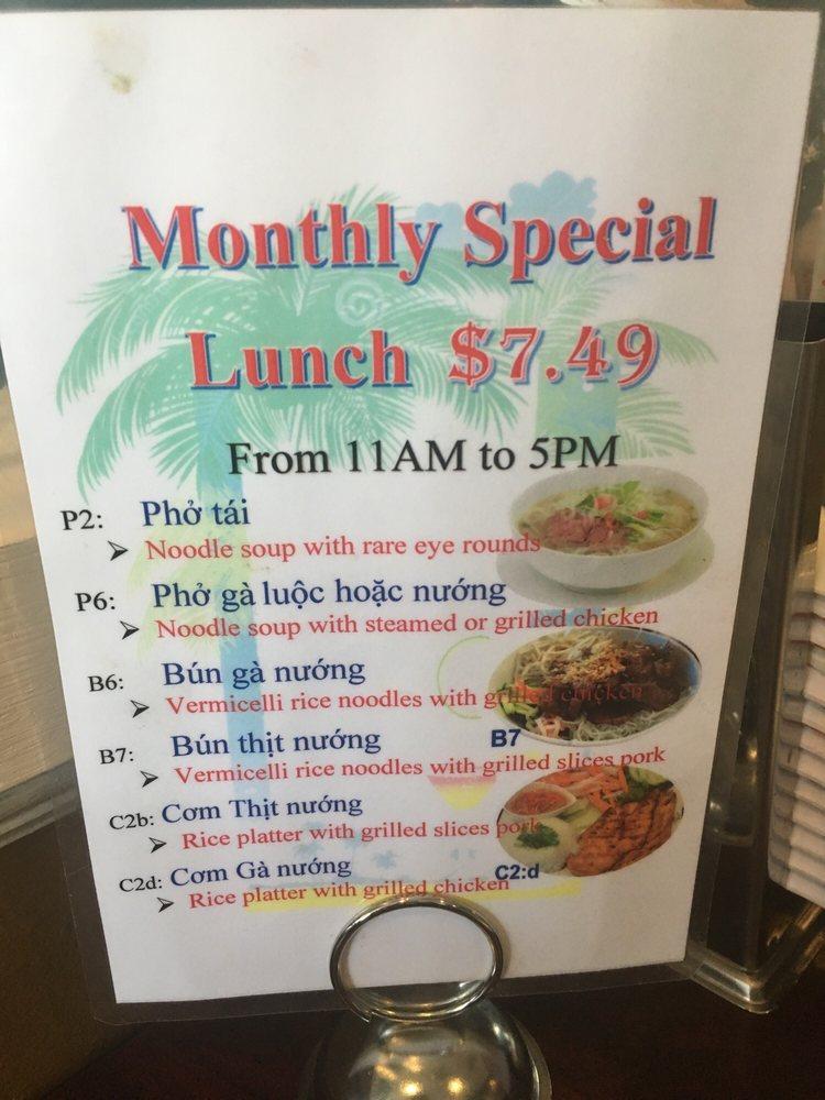 Menu at Pho Viet Express restaurant, Toms River, NJ-166