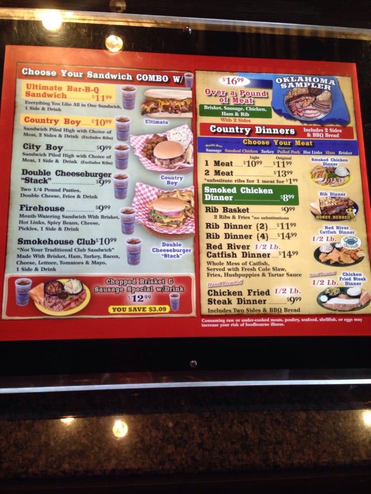 Menu at Swadley's Bar-B-Q, Bethany, N Rockwell Ave