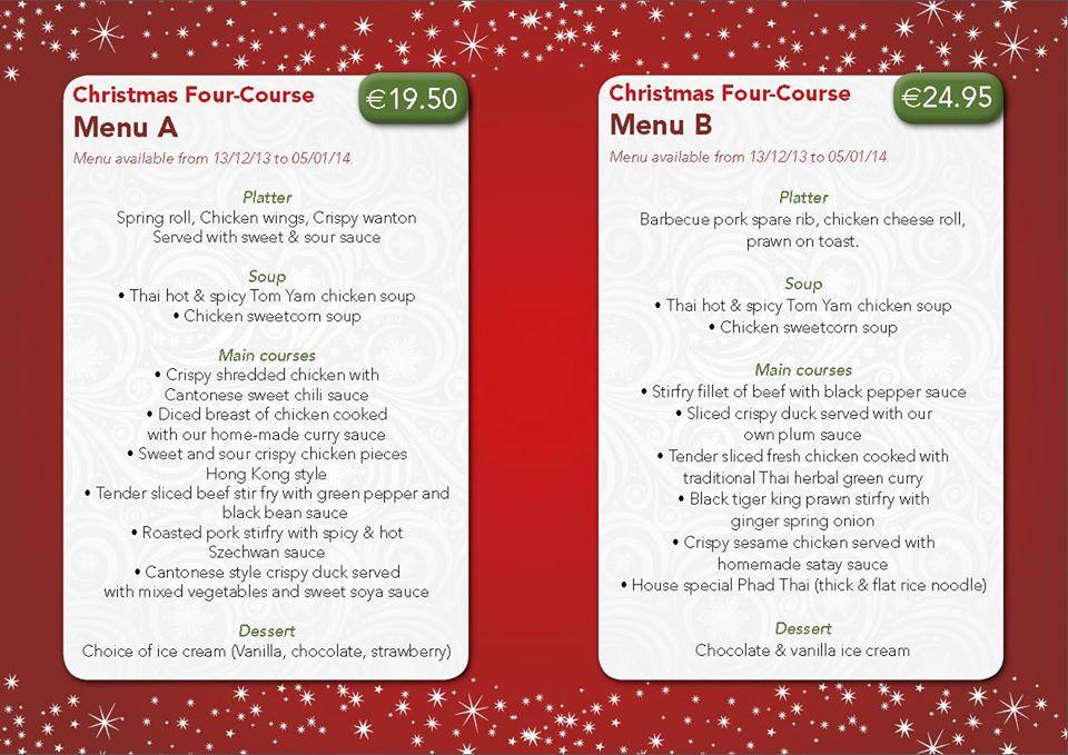 Menu at Asian Cook-in Restaurant & Takeaway, Drogheda