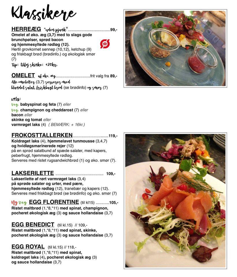 Menu at Papas Café pizzeria, Haderslev
