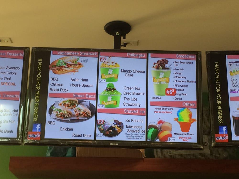 Menu at 5T Ice desserts, Dulles