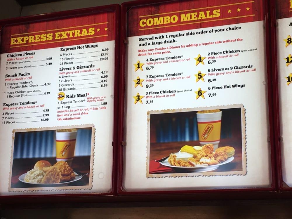 Menu at Chicken Express fast food, Arlington, 1606 S Cooper St