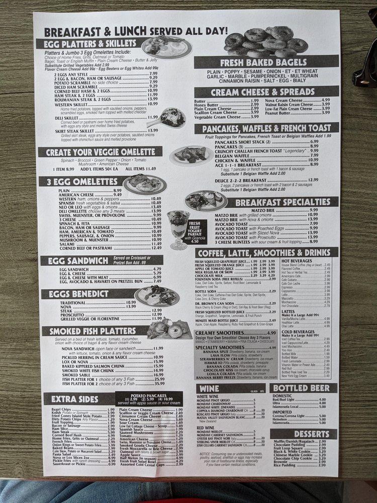 Menu at Tower Deli and Diner restaurant, Davie, S University Dr