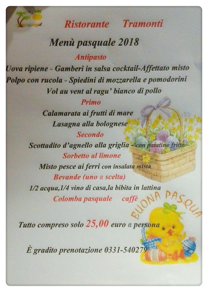 Menu at Ristorante Sushi Tramonti, Legnano
