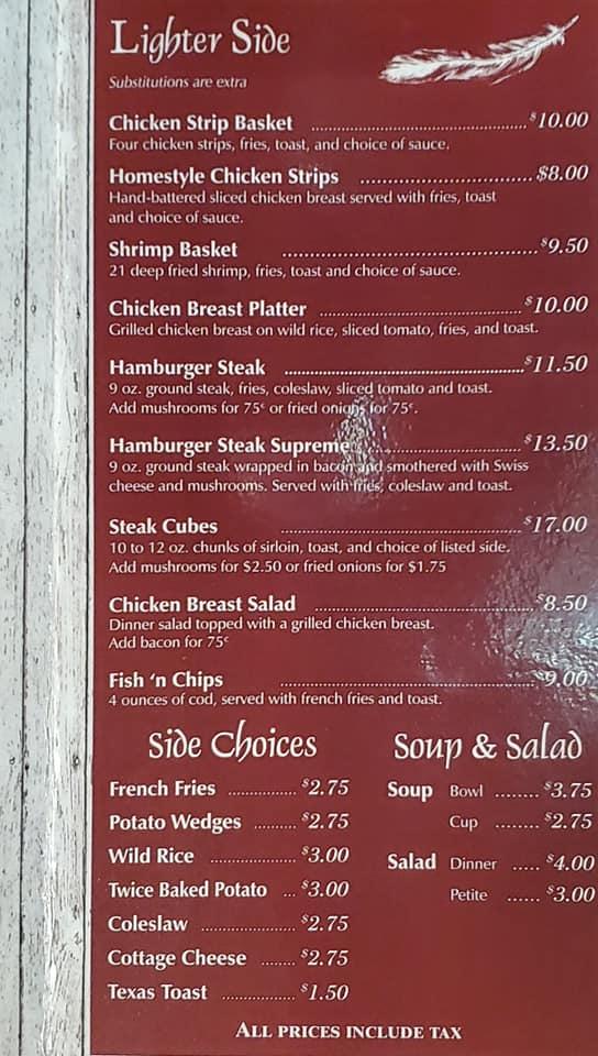 Menu at Bergen Bar & Grill, USA