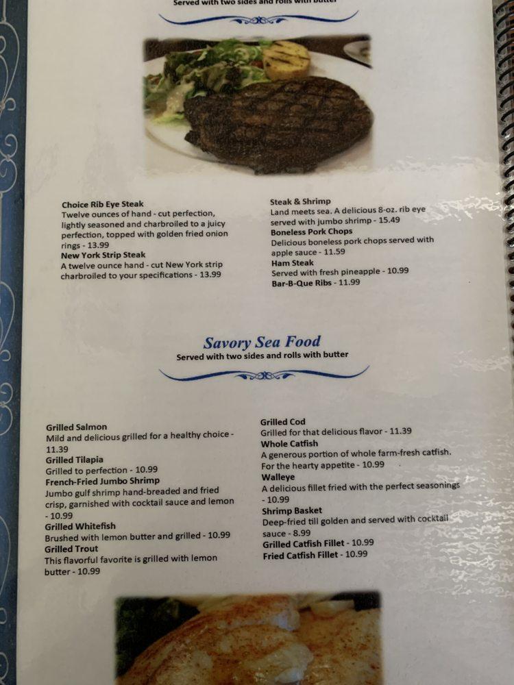 Menu at Savannah Family Restaurant, Savannah