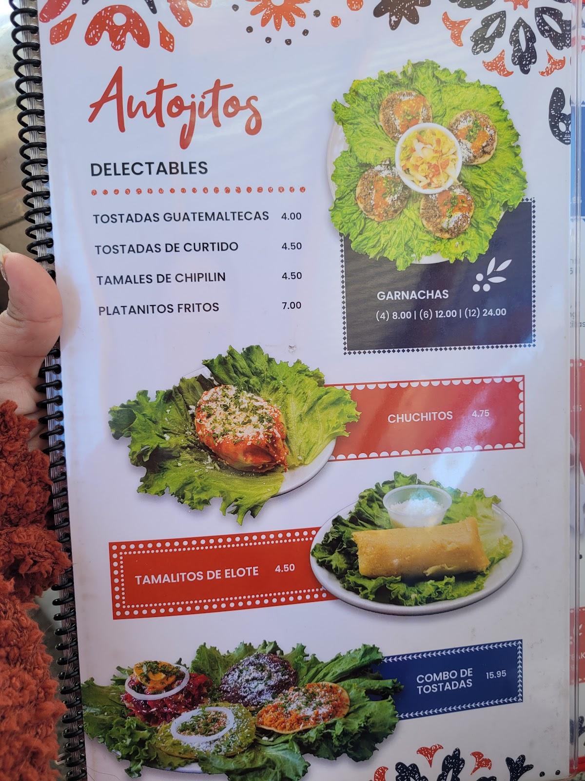 Menu at El Lucerito restaurant, San Rafael
